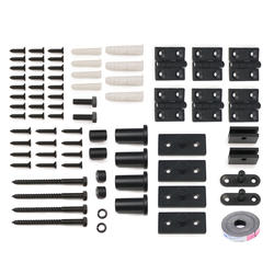 Forge® 48" Wide Iron Black Bi-Fold Hardware Kit at Menards®