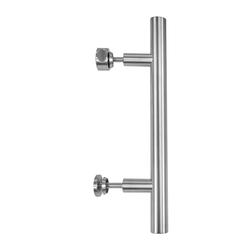 Forge® 11-15/16" Satin Nickel Sliding Barn Door Pull at Menards®