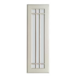KLËARVŪE Cabinetry® 13-1/8" W x 40" H Linsell® Ivory Glass Cabinet Door ...