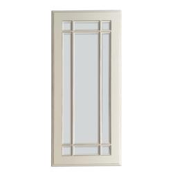 KLËARVŪE Cabinetry® 18" W x 40" H Linsell® Ivory Glass Cabinet Door at ...
