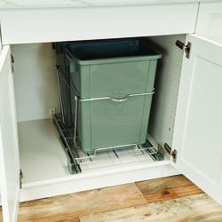 adapt.™ Gray Soft-Close Double Roll-Out Trash Can - 32 Quart at Menards®