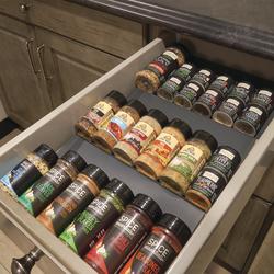 KLËARVŪE Cabinetry® In-Drawer Spice Rack at Menards®