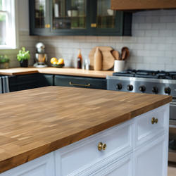 Acacia Butcher Block Countertop 36" Wide x 6' Long x 1.5" Thick at Menards®