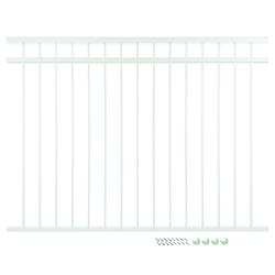 Williams Aluminum Fencing™ 54" x 6' Pro Series White Aluminum Fence ...