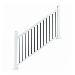 Williams 36" x 8' Piano Preassembled Powder Coated Aluminum Stair Panel ...