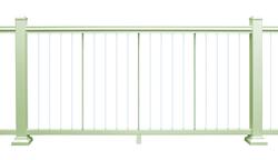 Williams 36" x 6' White Preassembled Vertical Cable Railing Panel at ...