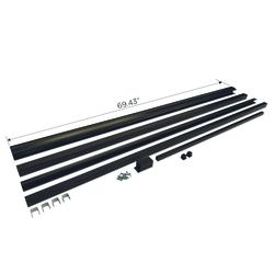 Williams Powder Coated Aluminum Bronze 6' Cable Level Rail Full Frame ...