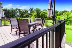 Williams 42" x 6' Bronze Commercial-Grade Preassembled Powder-Coated ...