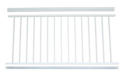 Williams 36" x 6' White Preassembled Powder-Coated Aluminum Railing ...