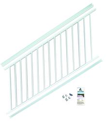 Williams 42" x 6' White Commercial-Grade Preassembled Powder-Coated ...