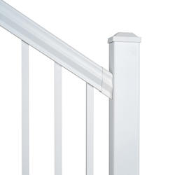 Williams Railing White Stair Rail Cut Collar at Menards®