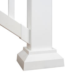 Williams Railing White Stair Rail Cut Collar at Menards®