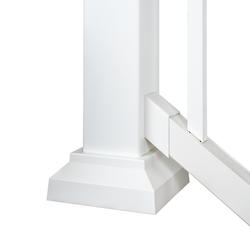 Williams Railing White Stair Rail Cut Collar at Menards®