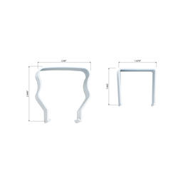 Williams Railing White Deck Rail Cut Collar at Menards®