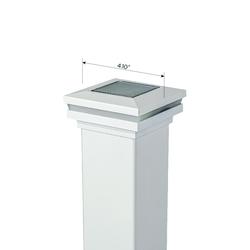 Williams Railing Solar LED White Perimeter Post Cap Light at Menards®