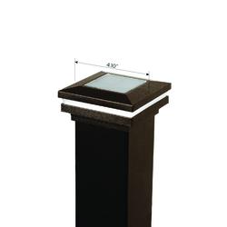 Williams Railing Solar LED Bronze Perimeter Post Cap Light at Menards®