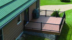 Williams 36" x 8' Black Preassembled Aluminum Railing Panel at Menards®