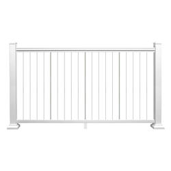 Williams 42" x 6' White Preassembeled Vertical Cable Railing Panel at ...