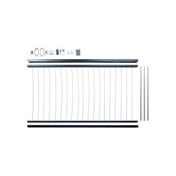 Williams 42" x 6' Black Preassembled Vertical Cable Railing Panel at ...