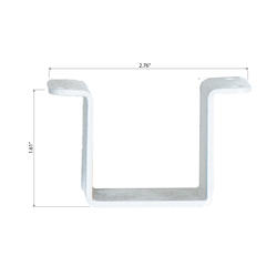 Williams White Drink Rail Bracket at Menards®