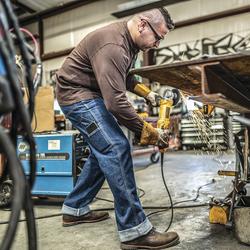 Genuine Dickies® 34 x 30 Flex Tinted Indigo Men's Flex Carpenter Denim ...