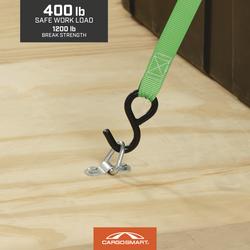 CargoSmart 1,200 lb. Light-Duty Surface Mount D-Ring - 4 Pack at Menards®