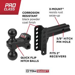 TowSmart® X-Mount® 10,000 lb. 3-1/4" Adjustable Dual Ball Mount at Menards®