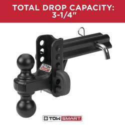 TowSmart® X-Mount® 10,000 lb. 3-1/4" Adjustable Dual Ball Mount at Menards®
