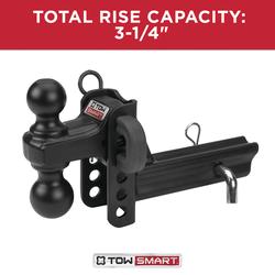 TowSmart® X-Mount® 10,000 lb. 3-1/4" Adjustable Dual Ball Mount at Menards®