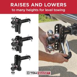 TowSmart® X-Mount® 14,000 lb. 5-1/2" Adjustable Dual Ball Mount at Menards®