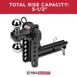 TowSmart® X-Mount® 14,000 lb. 5-1/2" Adjustable Dual Ball Mount at Menards®