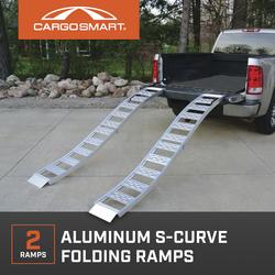 CargoSmart 1500 lb. Aluminum Fold S-Curve Ramp- 2 Pack at Menards®