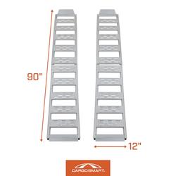 CargoSmart 1500 lb. Aluminum Fold S-Curve Ramp- 2 Pack at Menards®