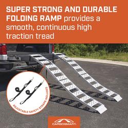 CargoSmart 1500 lb. Aluminum Fold S-Curve Ramp- 2 Pack at Menards®