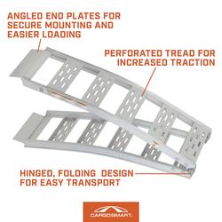 CargoSmart 1500 lb. Aluminum Fold S-Curve Ramp- 2 Pack at Menards®