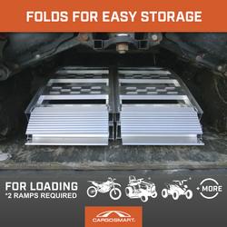 CargoSmart 1500 lb. Aluminum Fold S-Curve Ramp- 2 Pack at Menards®