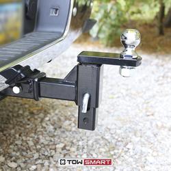 TowSmart® Class III 5,000 lb Adjustable Drop Ball Mount Trailer Hitch ...