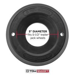 TowSmart® Heavy-Duty Mountable Trailer Jack Chock at Menards®