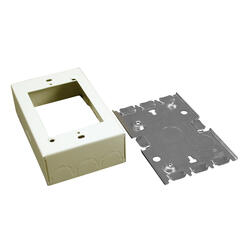 Legrand® Wiremold® Ivory Metal Raceway Deep Device Box at Menards®