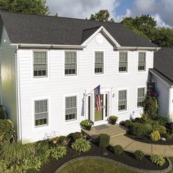 TimberCrest™ Single 7" x 12'4" White Plank Vinyl Siding at Menards®