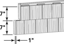 Cedar Impressions® Double 7" x 57" Forest Straight Edge Rough-Split ...