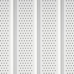 12" x 12' Colonial White Universal Triple 4" Colonial White Fully ...