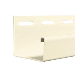 CertainTeed® 1-1/4" Heritage Cream Pocket J-Channel at Menards®