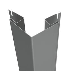 CertainTeed® 10' Outside 1" Charcoal Gray Woodgrain Corner Post at Menards®