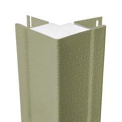 CertainTeed® 10' Outside 1-1/4" Cypress Insulated Woodgrain Corner Post ...
