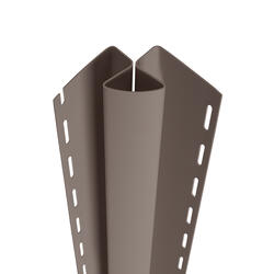 CertainTeed® 10' Inside 3/4" Weathered Wood Matte Cornerpost at Menards®