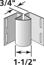 CertainTeed® 10' Inside 3/4" Weathered Wood Matte Cornerpost at Menards®