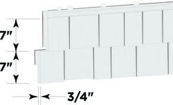 TimberCrest™ Perfection Shingles™ Double 7" x 4' Castlemore Straight ...