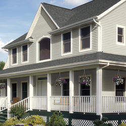 Restoration Smooth™ Double 4-1/2" x 12'1" Herringbone Vinyl Siding at ...