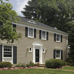 Carolina Beaded™ Single 6-1/2" x 12'4" Natural Clay Vinyl Siding at ...